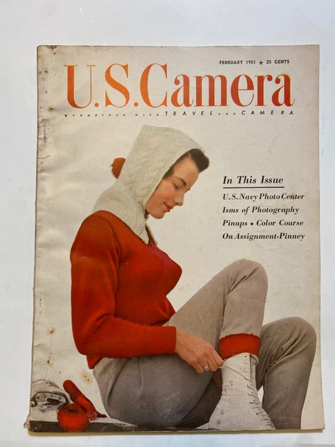1951 US CAMERA Magazine Pinup Girls Beach WW2 Planes Model Vintage ...