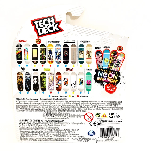TECH DECK SANTA Cruz Neon Invasion Ultra Rare £14.57 - PicClick UK