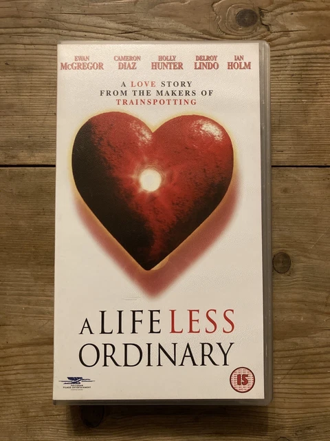 A LIFE LESS Ordinary VHS Video Cassette - Ewan McGregor, Cameron Diaz ...