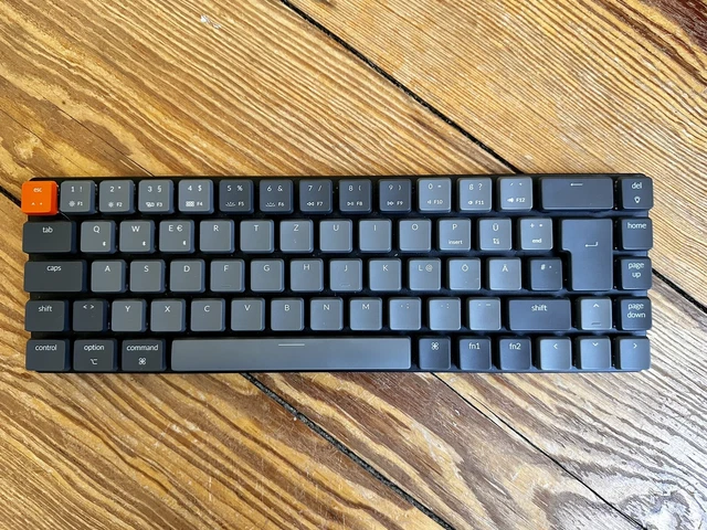 KEYCHRON K7, LOW-PROFILE, 65%, ISO-DE, QWERTZ, Bluetooth, hot-swappable ...