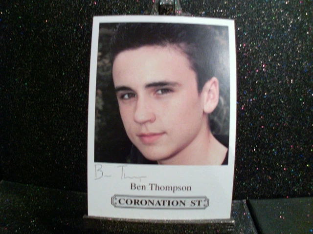 BEN THOMPSON (RYAN Connor) Pre-Print Coronation Street Original Cast ...