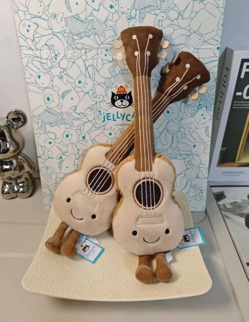 AUTHENTIC JELLYCAT AMUSEABLES Ukulele 37cm New model with dust-proof ...