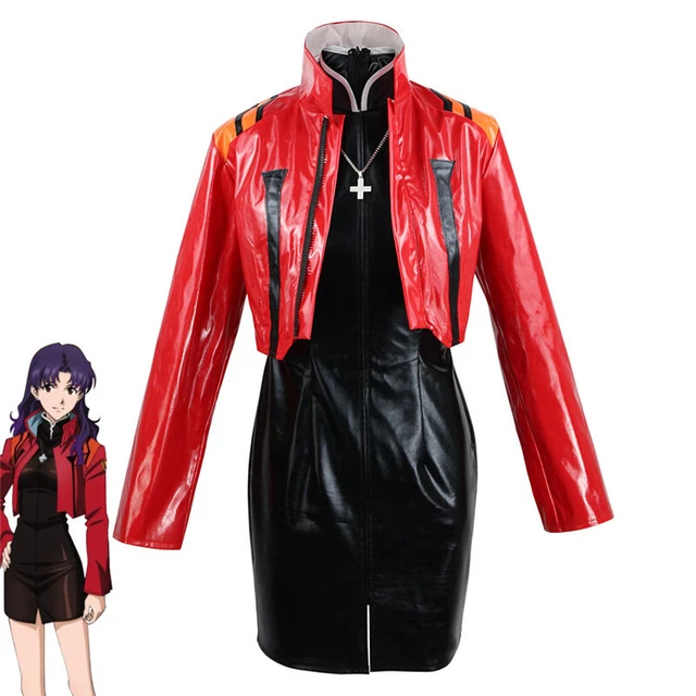 NEON GENESIS EVANGELION EVA Katsuragi Misato Cosplay Costume Anime ...