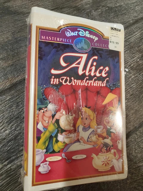 NEW ALICE IN Wonderland VHS Walt Disney's MasterPiece Collection £11.27 - PicClick UK