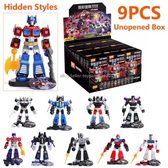 BLOKEES TRANSFORMERS G1 Action Assembly Model Figure Blind Box Optimus ...