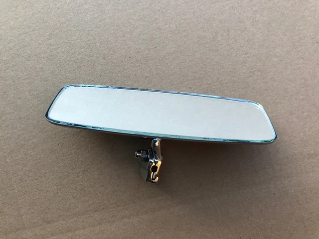 MG MGC MGB Sprite Interior Internal Rod Mount Mirror With Gold Back ...