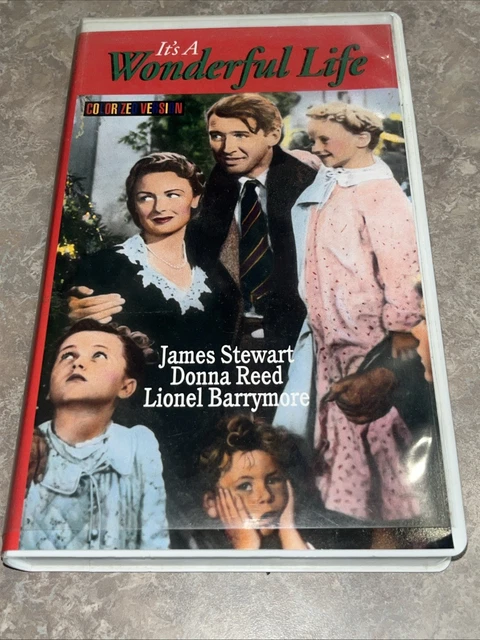 ITS A WONDERFUL Life VHS Colorized Version 50th Anniversary 1995 ...