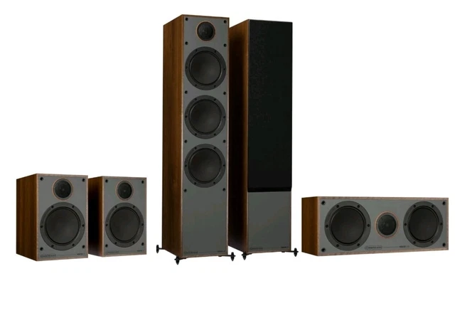 MONITOR AUDIO BRONZE 5.0 Home Theatre Speaker System Walnut Hi-Fi - 8 ...