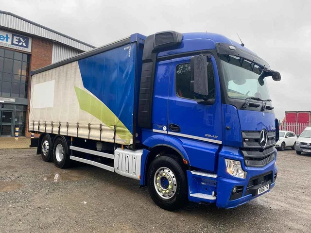 MERCEDES ACTROS 2545 26 Tonne Draw Bar Curtainsider 2016 - Yb66 Eys £ ...