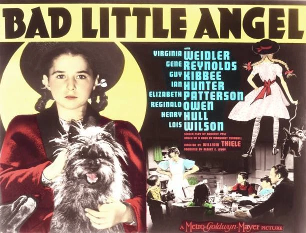 BAD LITTLE ANGEL lobby card Virginia Weidler 1939 OLD MOVIE FILM PHOTO ...