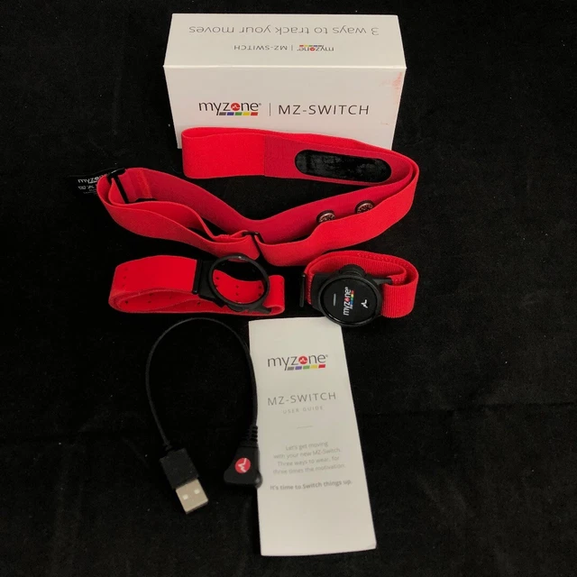 MYZONE MONITOR FREQUENZA cardiaca MZ-Switch cinturino orologio ...