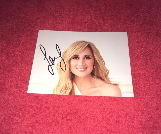 PHOTO CARTONNÉE DE La Chanteuse Lara Fabian Dedicace Autograph 50 World ...