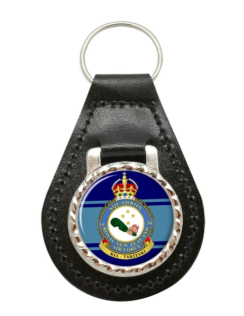 30 SQUADRON RNZAF New Zealand Air Force Leather Key Fob EUR 9,36 ...
