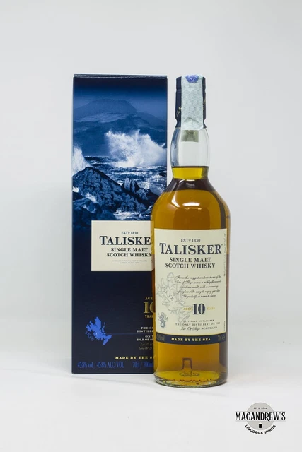 SCOTCH WHISKY TALISKER 10yo con Box EUR 60,00 - PicClick IT