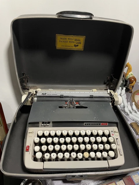 MACHINE À ÉCRIRE Smith-Corona Classique 12 SCM Fonctionne EUR 30,00 - PicClick FR
