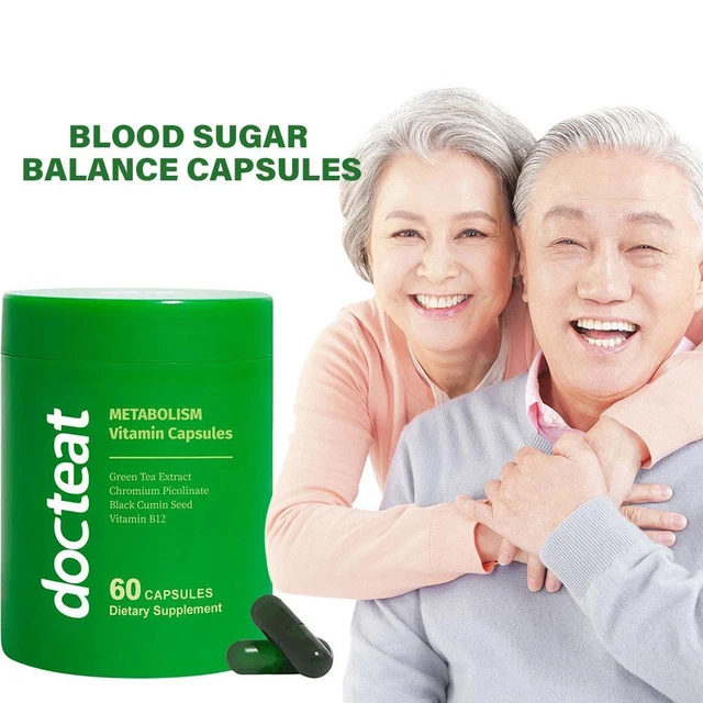 DOCTEAT BLOOD SUGAR balance capsules Health Blood Sugar Levels capsules ...