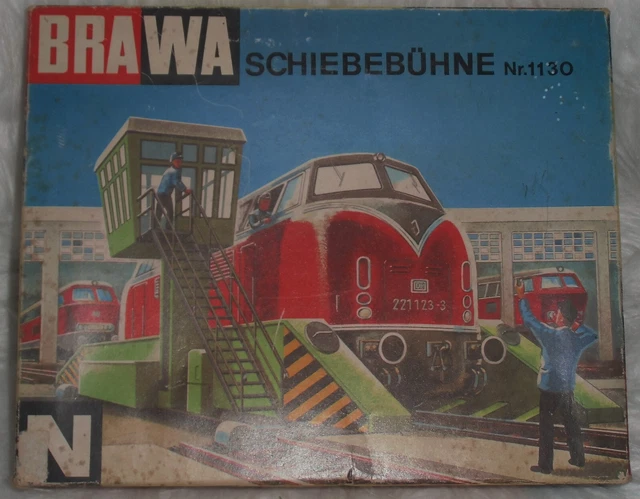 BRAWA SCHIEBEBÜHNE, 3X 3er Lokschuppen und Bahnausbesserungswerk EUR ...