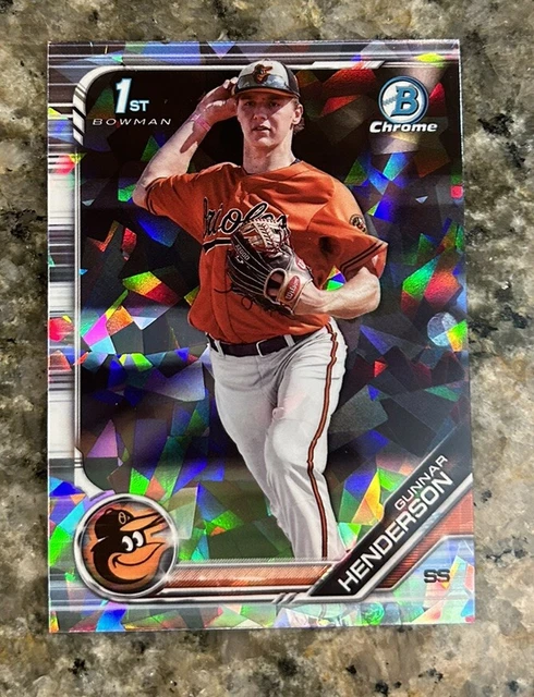 GUNNAR HENDERSON 2019 Bowman Draft 1° rifrattore zaffiro cromato #BDC-22 O RC EUR 52,66 ...