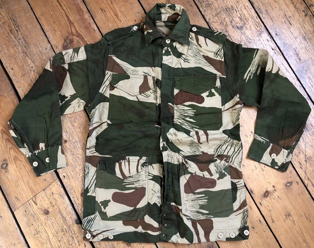 PAKISTANI BRUSH CAMOUFLAGE Denison Smock 1970's SSG Jump Jacket NOS ...
