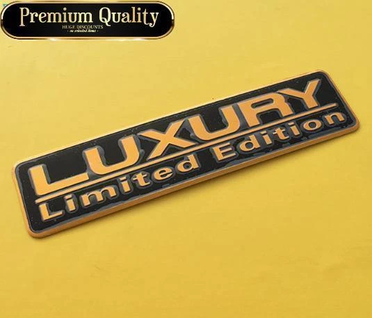 LUXURY LIMITED EDITION VIP JDM Emblem Badge Decal Sticker Aluminum ...