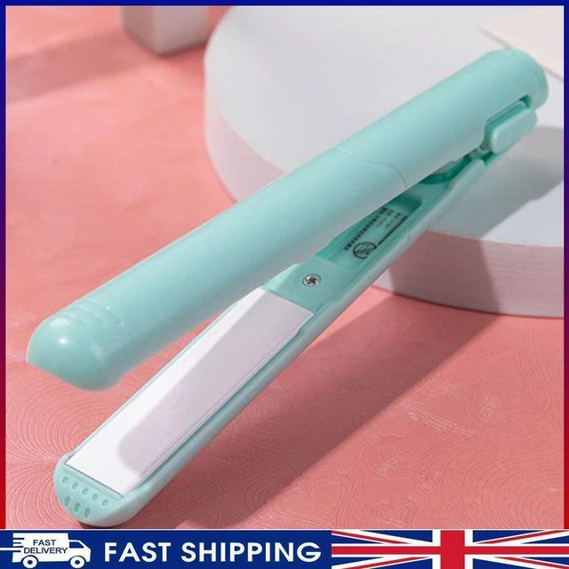 UK USB STRAIGHT Hair Small Clip PTC Heating Straight Plate Clip for ...
