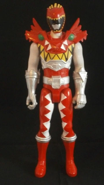 POWER RANGERS DINO Super Charge T-Rex Red Ranger 12" Loose Action ...