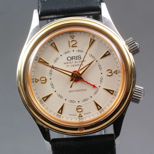 VINTAGE EXC+5 ORIS Alarm 418 7451 63 Men's Automatic Watch Limited ...