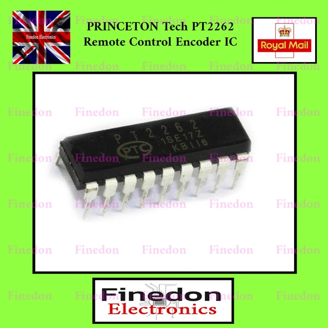 IC PT2262 FERNBEDIENUNG Encoder IC PRINCETON Tech - UK Verkäufer EUR 3 ... IC PT2262 FERNBEDIENUNG Encoder IC PRINCETON Tech - UK Verkäufer EUR 3 ...