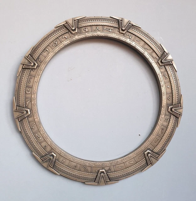 STARGATE SG1 GATE Bronze Sculpture Collector Art Prop Replica Statue B ...