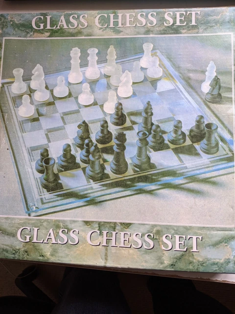 MAXIM GLASS CHESS Set £19.99 - PicClick UK