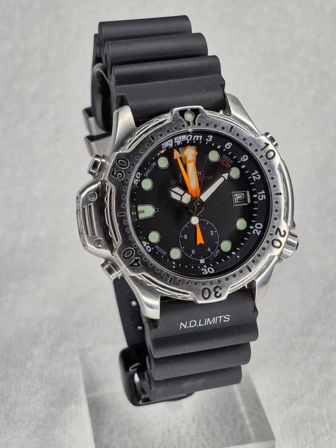 CITIZEN PROMASTER AQUALAND 5812 schwarz im 1-A-Zustand EUR 269,00 ...