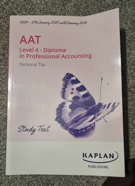 KAPLAN AAT LEVEL 4 Personal Tax 2025-2026 Essential Books £18.27 ...