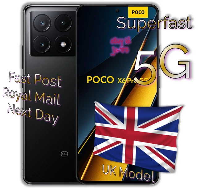 XIAOMI POCO X6 PRO 5G 512GB + 12GB Dual Sim Unlocked Black * NEW & SEALED * £299.00 - PicClick UK