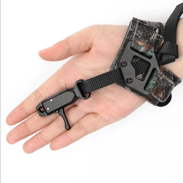 ARCHERY COMPOUND BOW Release Aid Adjustable Flexible Wrist Release Aid ...