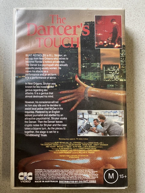 THE DANCER’S TOUCH [VHS] CIC Taft Video Ex-Rental Tape Burt Reynolds BL ...