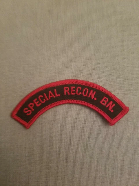 RARE PATCH DE bataillon de reconnaissance militaire spécial EUR 4,54 - PicClick FR