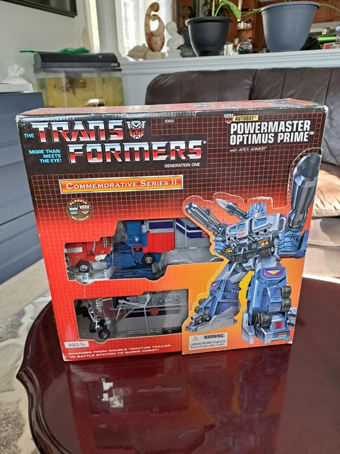 TRANSFORMERS G1 COMMEMORATIVE Series II Powermaster Optimus Prime with ...