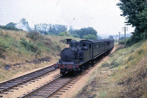 ORIGINAL COLOUR SLIDE of W22 SR IOW O2 class steam loco £5.99 - PicClick UK