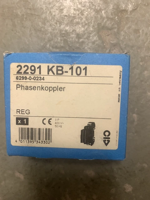 ELEKTRO ELEKTRONIK BUSCH-JAEGER Phasenkoppler 2291 Kb - 101 Busch ...