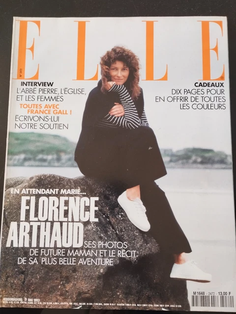 ELLE MAGAZINE 17/05/1993; Florence Arthaud/ L'Abbé Pierre/ Michael ...