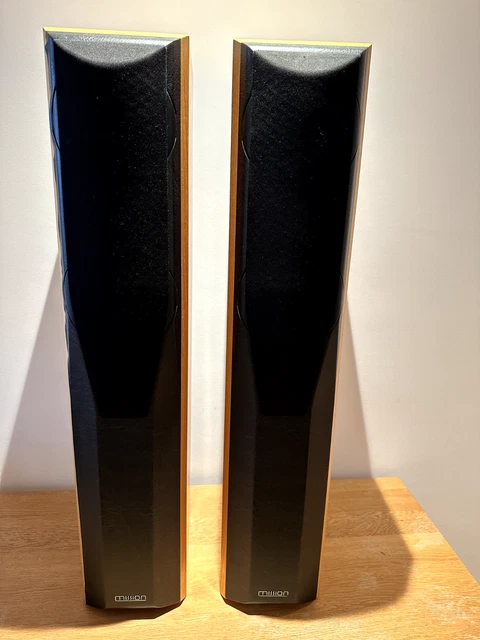 MISSION 773E FLOOR Standing Speakers with Stands £75.00 - PicClick UK