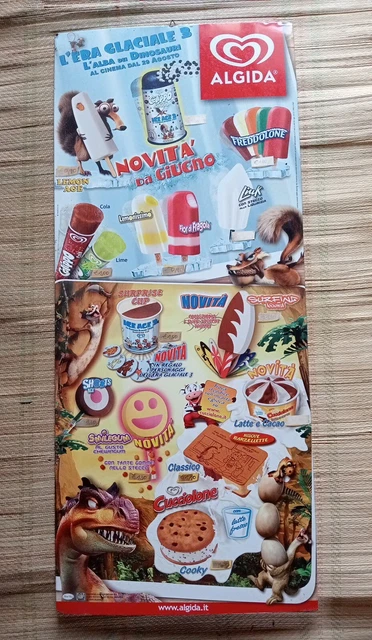 ALGIDA TABELLA COLLEZIONE Listino 2009 - Difetti In Evidenza Vedi Foto ...