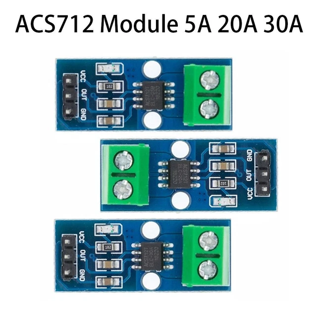 Componenti Elettronici Sensore Di Corrente Hall Acs712 Modulo 5a 20a Per Arduno Eur 4 98