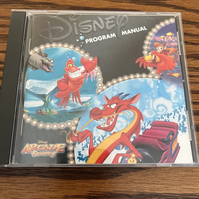 VINTAGE DISNEY'S ARCADE Frenzy PC Video Game for Windows 95/98 1999 $20 ...