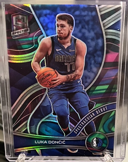 2021-22 SPECTRA BASKETBALL Luka Doncic Spectracular Debut Marble /5 £ ...