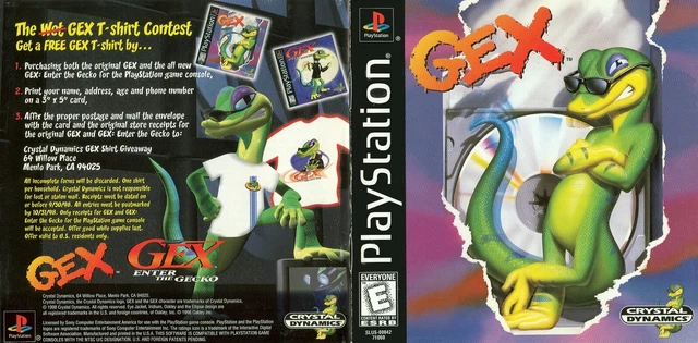 - GEX PS1 Front Back Box Art Case Insert Cover Only £4.49 - PicClick UK