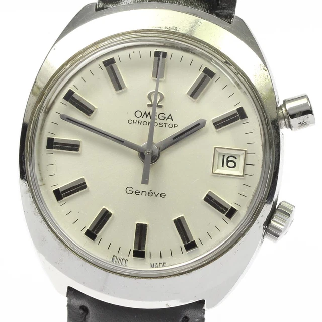 OMEGA GENEVE CHRONOSTOP Ref.146.009 Cal.920 Handaufzug Herrenuhr_808551 ...