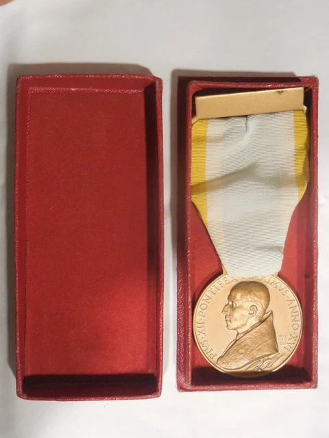 VATICAN POPE PIUS XII Centenary Immaculate Conception 1854 1954 in Case ...