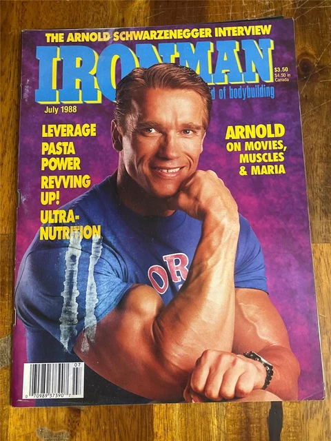 IRONMAN BODYBUILDING MUSCLE magazine ARNOLD SCHWARZENEGGER 7-88 £5.87 ...