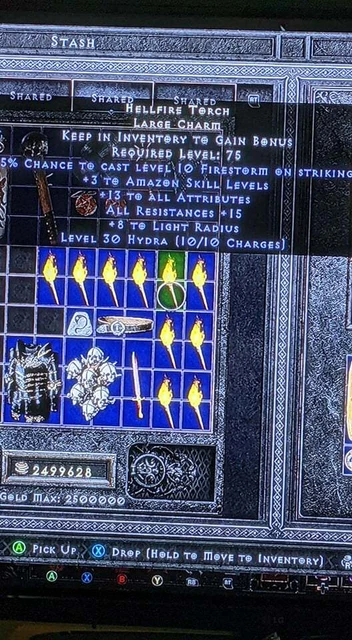 DIABLO 2 RESURRECTED AMAZON HELLFIRE TORCH D2R XBOX/PS4-PS5-PLAYSTATION ...